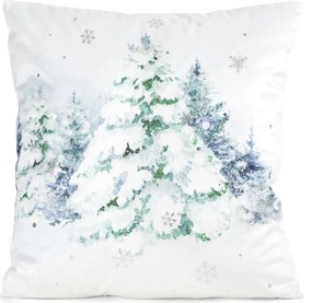 VÁNOČNÍ DEKORAČNÍ POVLAK NA POLŠTÁŘ POLAR3 45X45 CM VZOROVANÝ