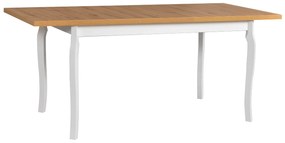 Jídelní stůl Ace 5 Zvolte barvu horní desky: Bílý (borovice andersen), Zvolte barvu nožek: Ořech světlý