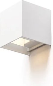 RED R13839 TITO SQ DIMM nástěnná bílá 230V LED 2x3W IP65 1800K-3000K - RED - DESIGN RENDL