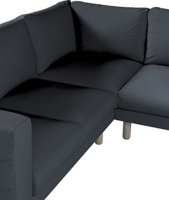 Potah na pohovku IKEA Norsborg rohová 4-místná barva modrá látka pletený vzor