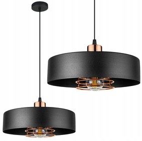 Toolight Závěsné svítidlo s APP1246-1CP Black/Rose gold