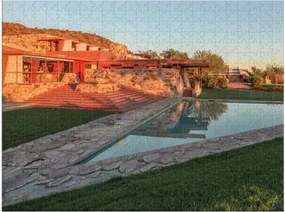GALISON Oboustranné puzzle Frank Lloyd Wright: Taliesin a Taliesin Wes