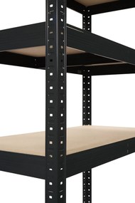 Policový regál Trestles RH 1800x1200x500, nosnost 1750 kg, 5 polic Barva: modrá RH5012-5-MODRA