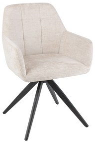 Béžová jídelní židle Louna - 56*58*85 cm