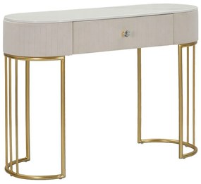 Designová konzole Hadassah 100 cm krémová