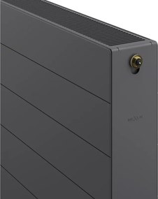 Mexen, Mexen Line panelový radiátor CVL22 400 x 400 mm, spodní připojení, 455 W, antracit - W622L-040-040-66