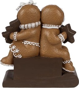 Vánoční adventní kalendář s perníčky Gingerbread - 11*4*13 cm