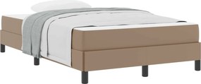 Rám postele s matrací Cappuccino 120 x 190 cm textil 3398622