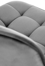 Barová židle- H120 - Zlatá/ Tmavě šedá