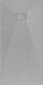 Mexen Hugo, SMC obdélníková sprchová vanička 180 x 80 cm, šedá, 42618018