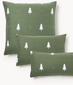Flanelový vánoční povlak na polštář X-mas Tree