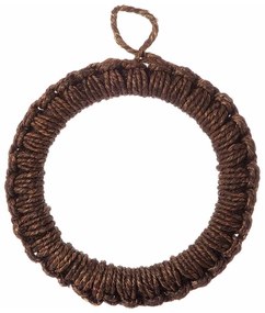 Přírodní podložka pod hrnec Rattan Dark Brown 18cm Ernst