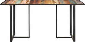 Jídelní stůl 160 cm masivní regenerované dřevo 320694