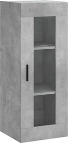 Skříň highboard betonově šedá 34,5x34x180 cm kompozitní dřevo 3199253