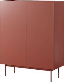 PCo Komoda CERAMIC KD97, 97 cm Červená