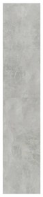 Knihovna Madison - 4 police - betonově šedá | 80x30x151,5 cm