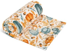 Bellatex Přikrývka  Kemping PLUS 150x200 cm Podzim Oranžová,Zelená,Šedá