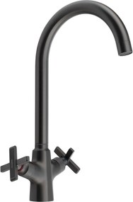 Sapho - Dřezová baterie Xela, gun metal XE603GM