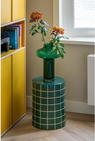 Keramický kulatý odkládací stolek ø 33 cm Retro Tiles – Leitmotiv