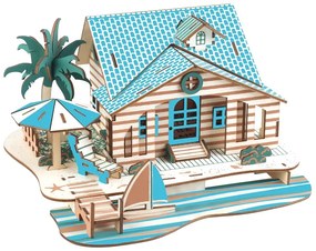 Woodcraft Dřevěné 3D puzzle Vila na Bali