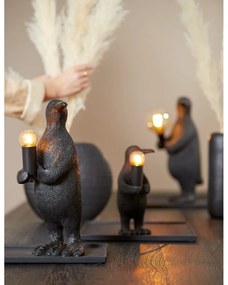 Černá stolní lampa (výška 34 cm) Penguin – Light &amp; Living