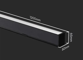 LED Solution Černé lineární závěsné LED svítidlo 40W CCT Premium
