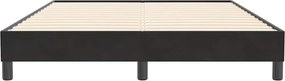 Postel Box Spring bez matrace černá 140x210 cm samet 3315827