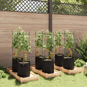 Podpěrné klece pro rajčata s pytlem 6 ks 116 cm ocel a PP 3281488
