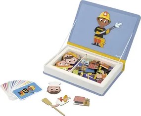 JANOD Magnetibook Povolání / Magnetická knížka / 48 magnetických dílků