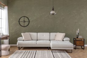 Hanah Home Třímístná pohovka MUSTANG béžová pravá 560ARE1210