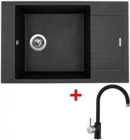 Sinks VARIO 780 Granblack+Vitalia GR VA30VIGR30