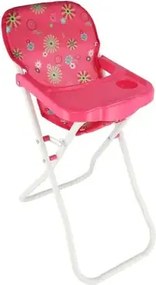 TEDDIES Židlička pro panenky vysoká kov/plast / 33x26x60 cm / od 3 let