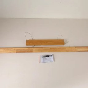 Brilagi - LED Lustr na lanku UMEA WOOD LED/40W/230V 150 cm kaučukovník