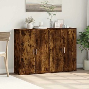 Příborníky 2 ks kouřový dub 60 x 31 x 84 cm kompozitní dřevo 3276571