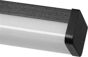 Kanlux Asten černá / Nástěnné svítidlo / LED 12W / 910lm / 4000K / IP4