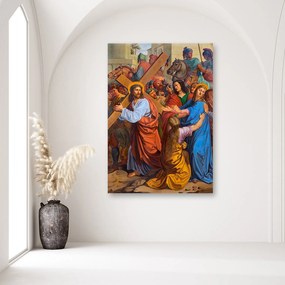 Gario Obraz na plátně Ježíš se setkává se svou matkou křížová cesta vídeň Rozměry: 40 x 60 cm