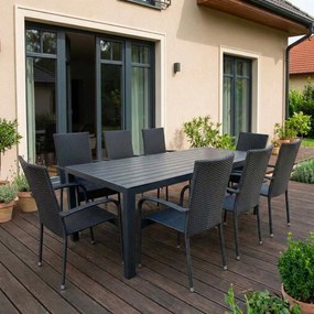 Vikio Zahradní set 190x90 pro 8 osob DT278-190 antracit