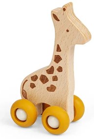 Bigjigs Toys Zvířátko na kolečkách Safari Žirafa