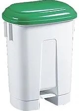 Odpadkový koš plastový Sirius 60l zelené víko
