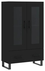 vidaXL Skříň highboard černá 69,5 x 31 x 115 cm kompozitní dřevo