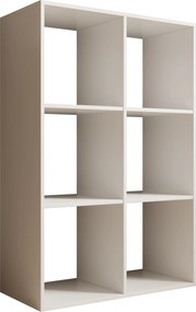 ADRK Furniture Regál Lenti 2x3 BS-LEN-2X3-W