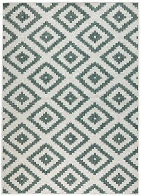 Hanse Home, Kusový koberec Twin-Wendeteppiche 103131 grün creme – na ven i na doma, 80x150, zelená, chodba / předsíň