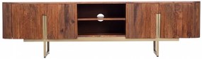 BIZZOTTO dřevěný TV stolek VILAS hnědý 180x40 cm 0746970