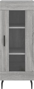 vidaXL Příborník 34,5 x 34 x 90 cm kompozitní dřevo [828818] Barva: bílá s vysokým leskem