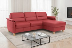 XXXLutz ROHOVÁ SEDAČKA, kůže, červená Sit & More - Sedací soupravy - 00014403326V