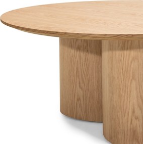 Kulatý konferenční stolek Torino 100 cm dub přírodní