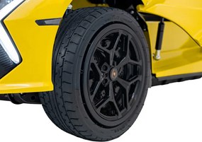 Elektrické autíčko Lamborghini Revuelto XL STRONG žluté