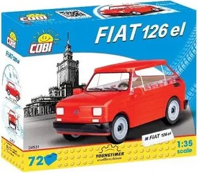 COBI 24531 FIAT 126el / 1:35 / 72 kostek / od 5 let
