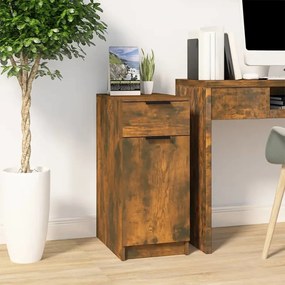 vidaXL Skříňka k psacímu stolu 33,5 x 50 x 75 cm kompozitní dřevo [811508] Barva: kouřový dub