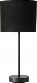Stolní lampa s látkovým stínidlem, Nero, 40 cm